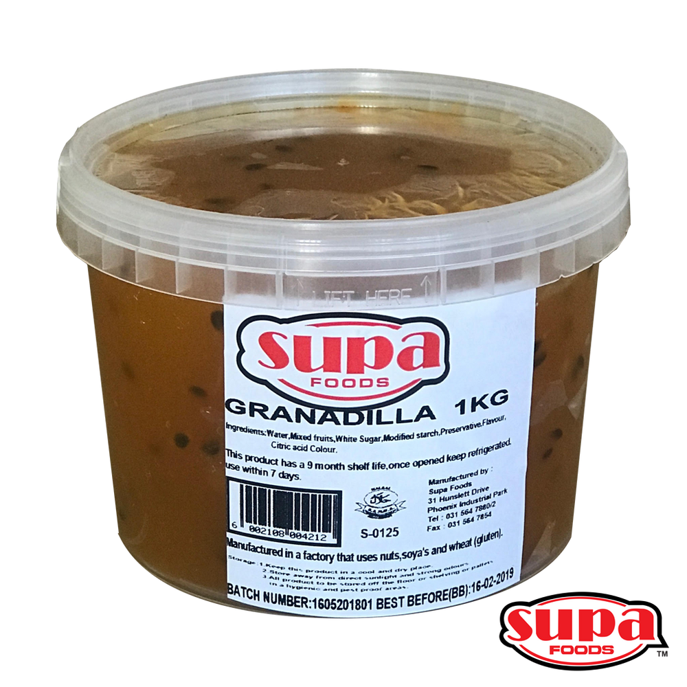 Granadilla Topping (Real Fruit) - 1kg, 2.8kg or 6kg | SupafoodsBaking