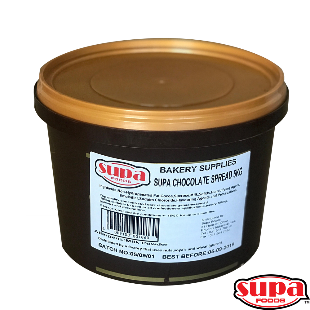 Supa Chocolate Spread - 5kg | SupafoodsBaking